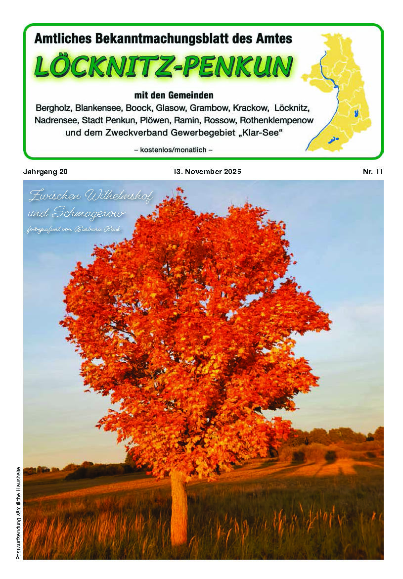 Vorstellung des Amtes Löcknitz-Penkun